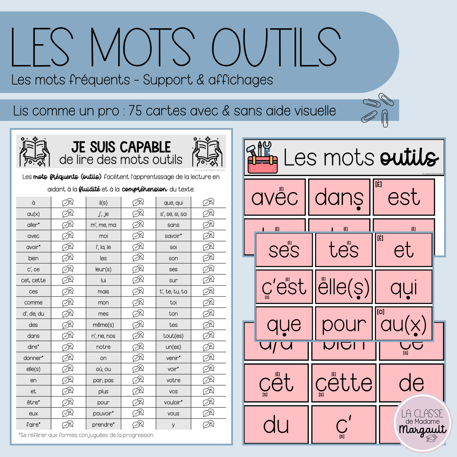 Outils pour lire (les mots outils) – La classe de Madame Margault