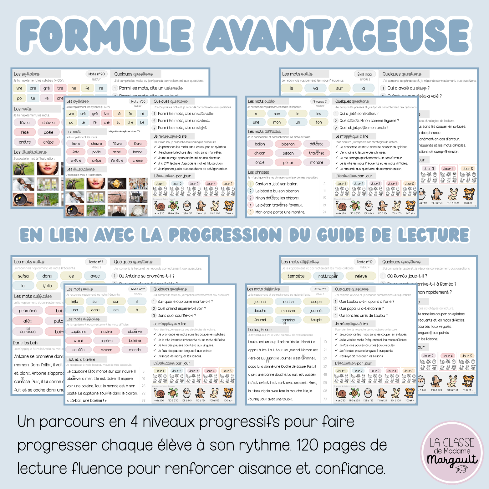 ENSEMBLE - Lecture fluence (P1) – La classe de Madame Margault